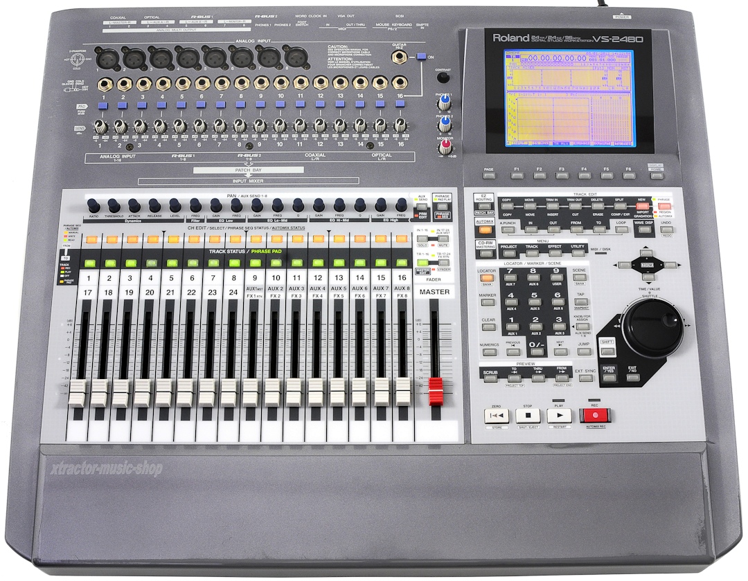 Roland VS-2480 Recordingstudio VS2480 + CD 24-Track Digital Recorder ...